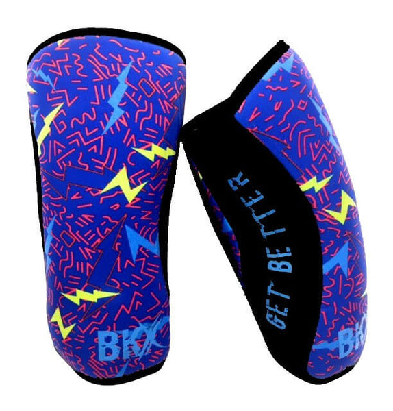 Bear KompleX Knee Sleeves - Lightning with REVERSIBLE Blue – Bear Komplex EU